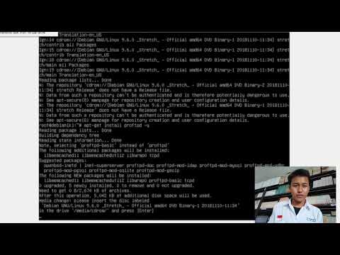 Konfigurasi ftp server di Linux debian - YouTube