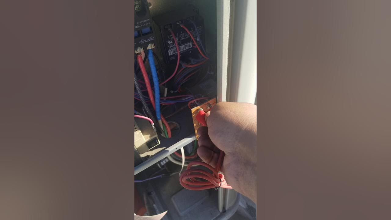 Trane package unit test mode - YouTube