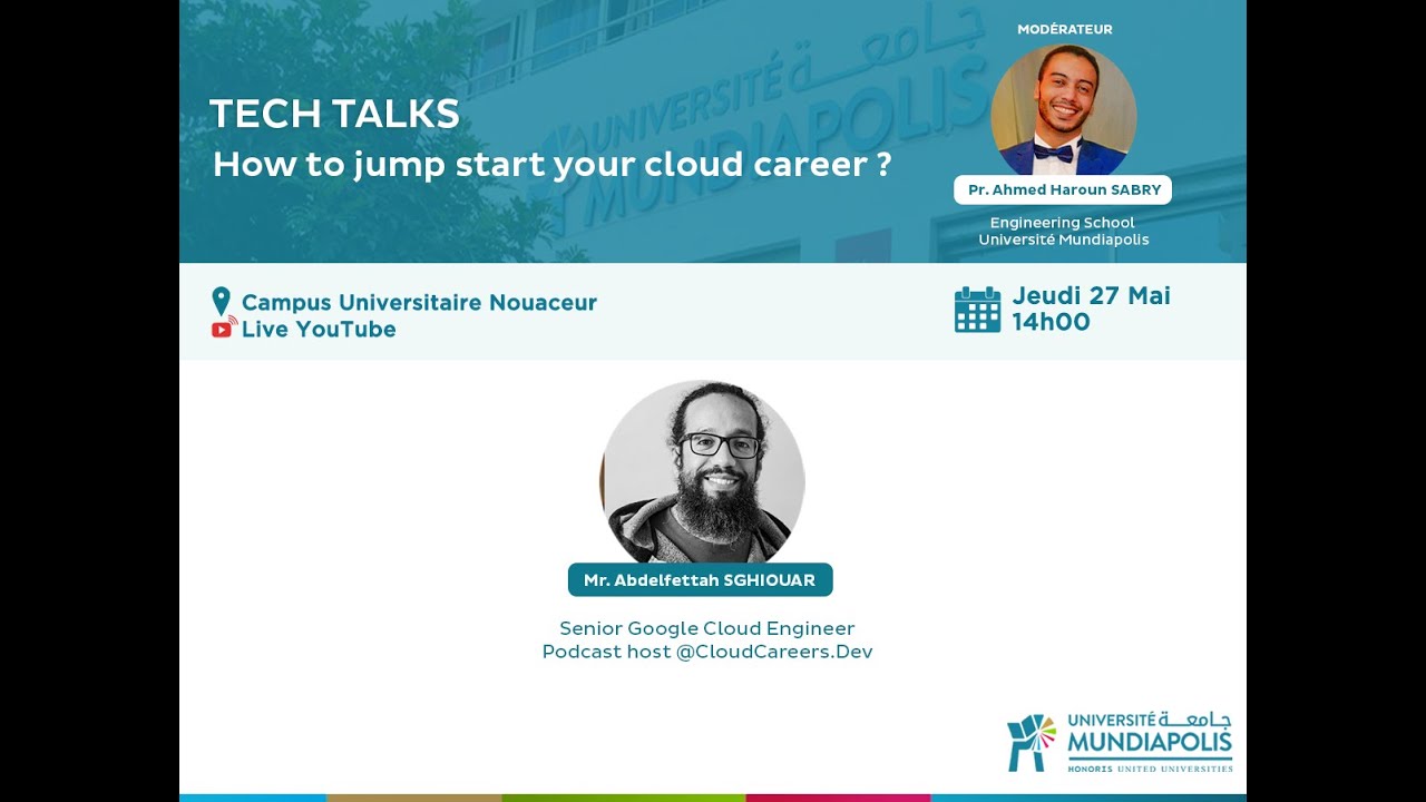 TECH TALKS : « How to jump start your cloud career ? » - YouTube