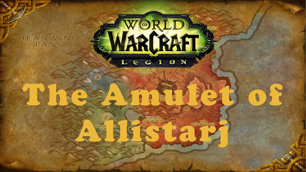 World of Warcraft Quest: The Amulet of Allistarj (Alliance) - YouTube