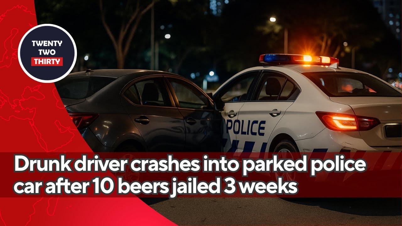 Drunk driver crashes into parked police car after 10 beers jailed 3 ...