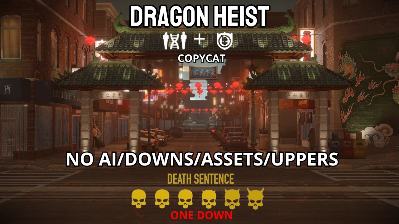 PAYDAY 2 - Dragon Heist Solo DS/OD Copycat + Grinder Build No Ai/Downs ...