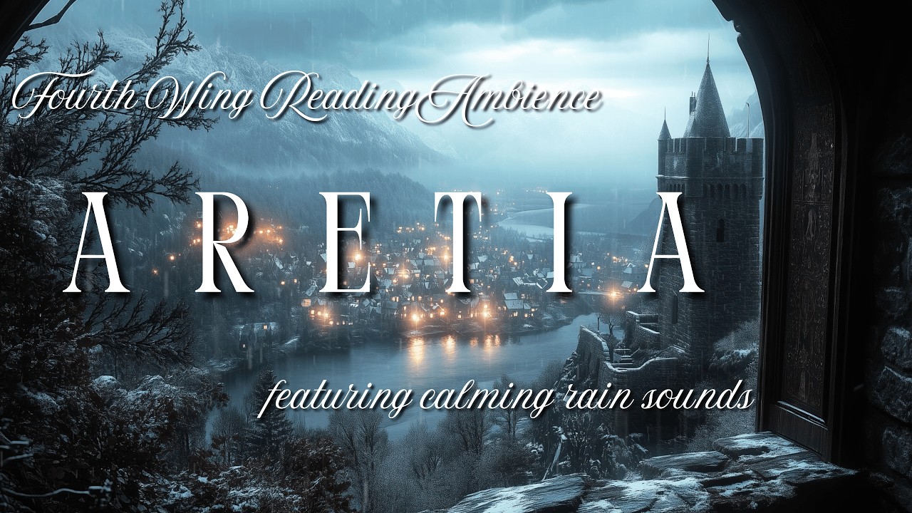 Rainy Aretia Window | Calming Rain Sounds | Fourth Wing Reading ...