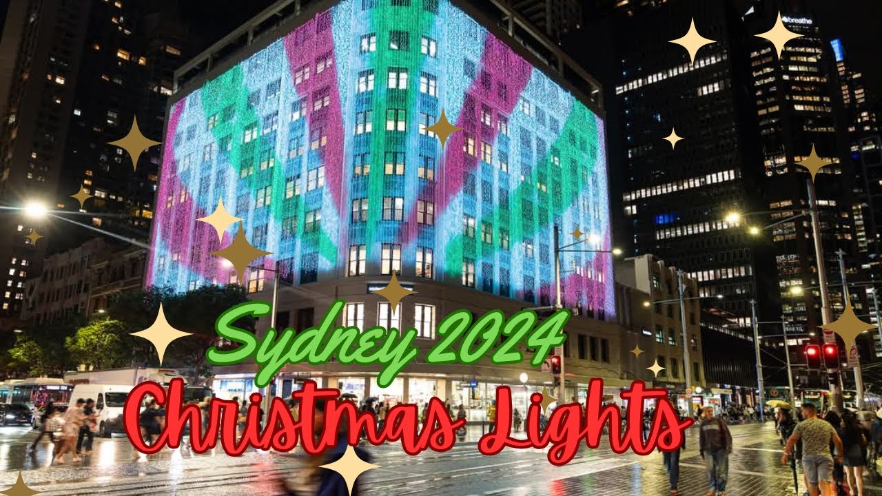 Stunning Christmas Light Display on Woolworths Building | Sydney's ...