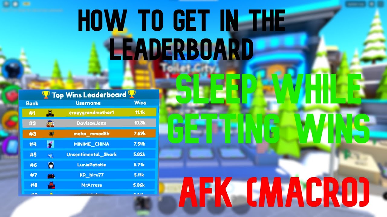 How to get 150/WINS A DAY WHILE SLEEPING "AFK MACRO" ([💥EP 70 PART 2 ...