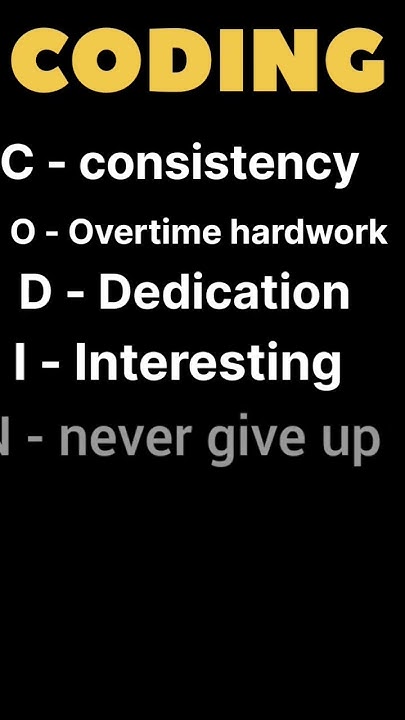 Meaning of coding words #tranding #coding - YouTube