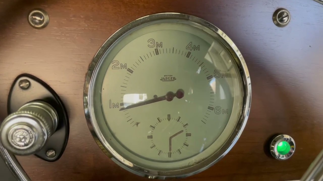 MGTC tachometer operation - YouTube