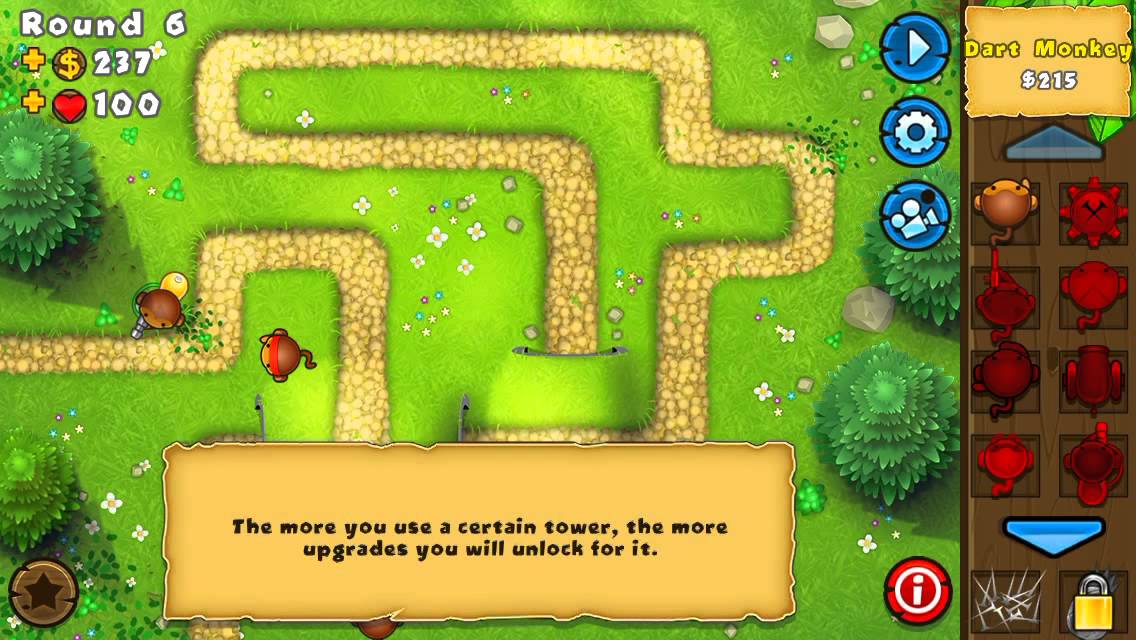 Balloons Tower defense gameplay/walk through ep.1 - YouTube