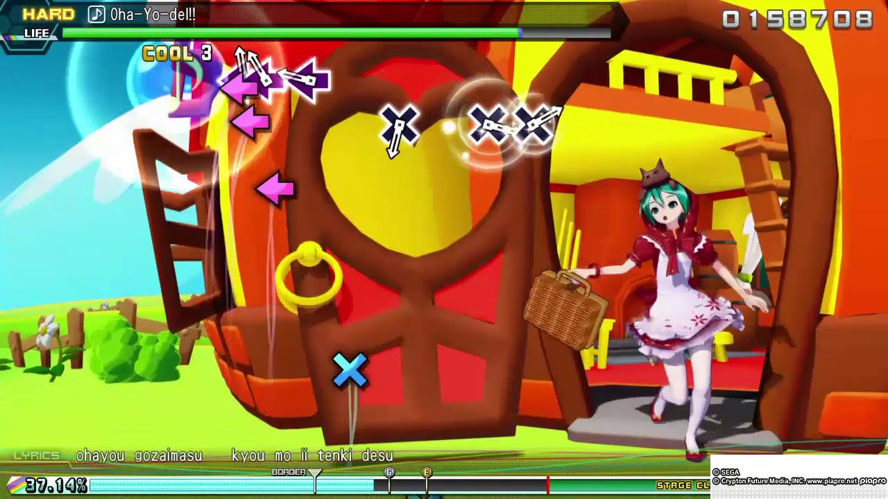 Hatsune Miku Project diva Future tone Oha-yo-del - YouTube