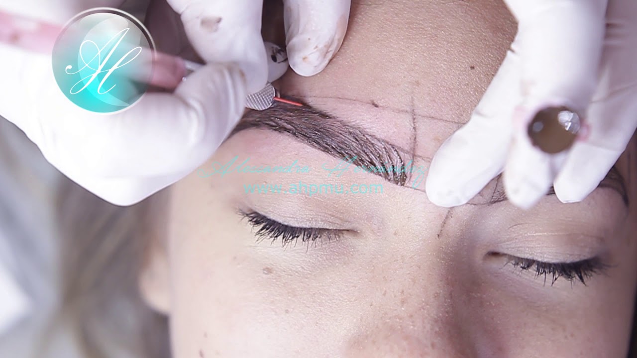Shadow Line - Part 2 - Permanent Makeup Procedure - YouTube