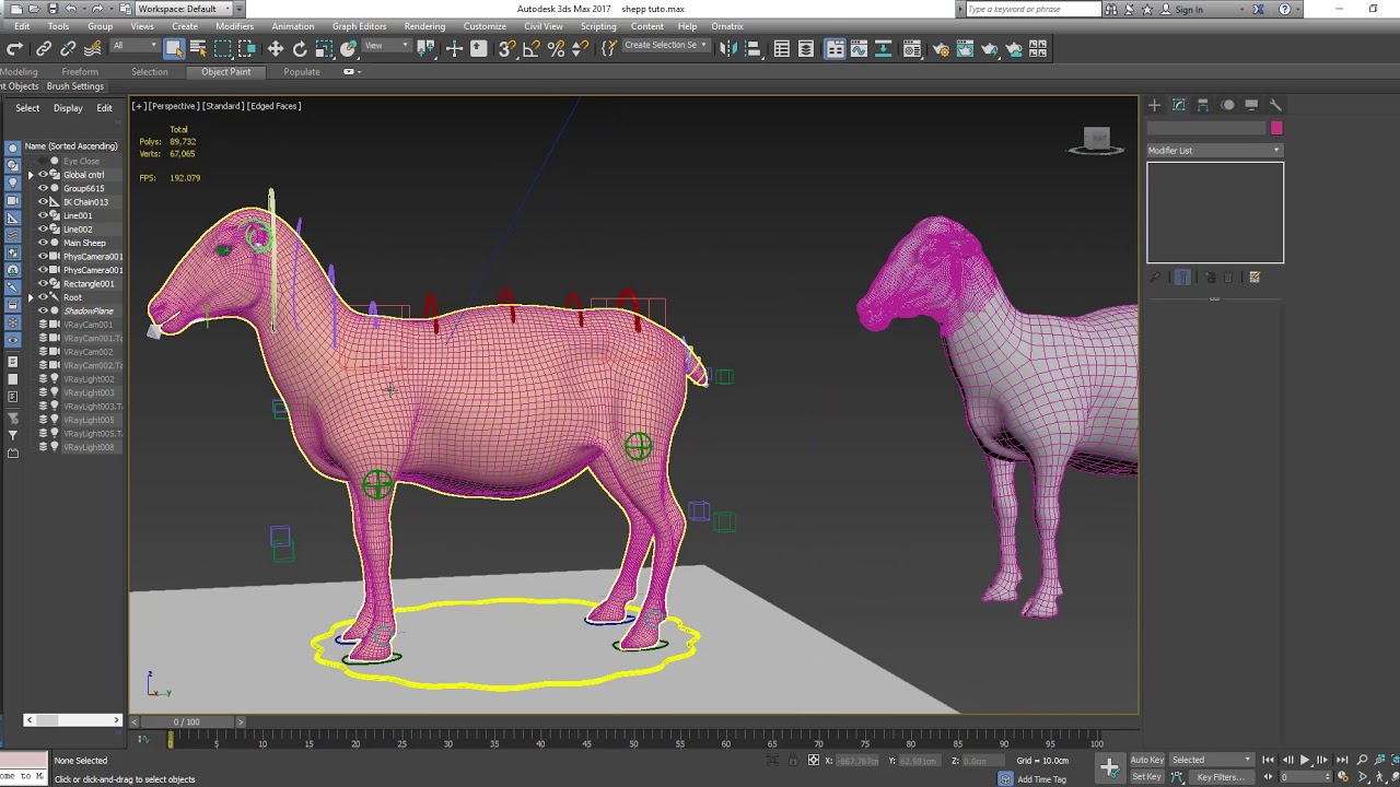 Skin Wrap Modifier In 3ds Max Youtube