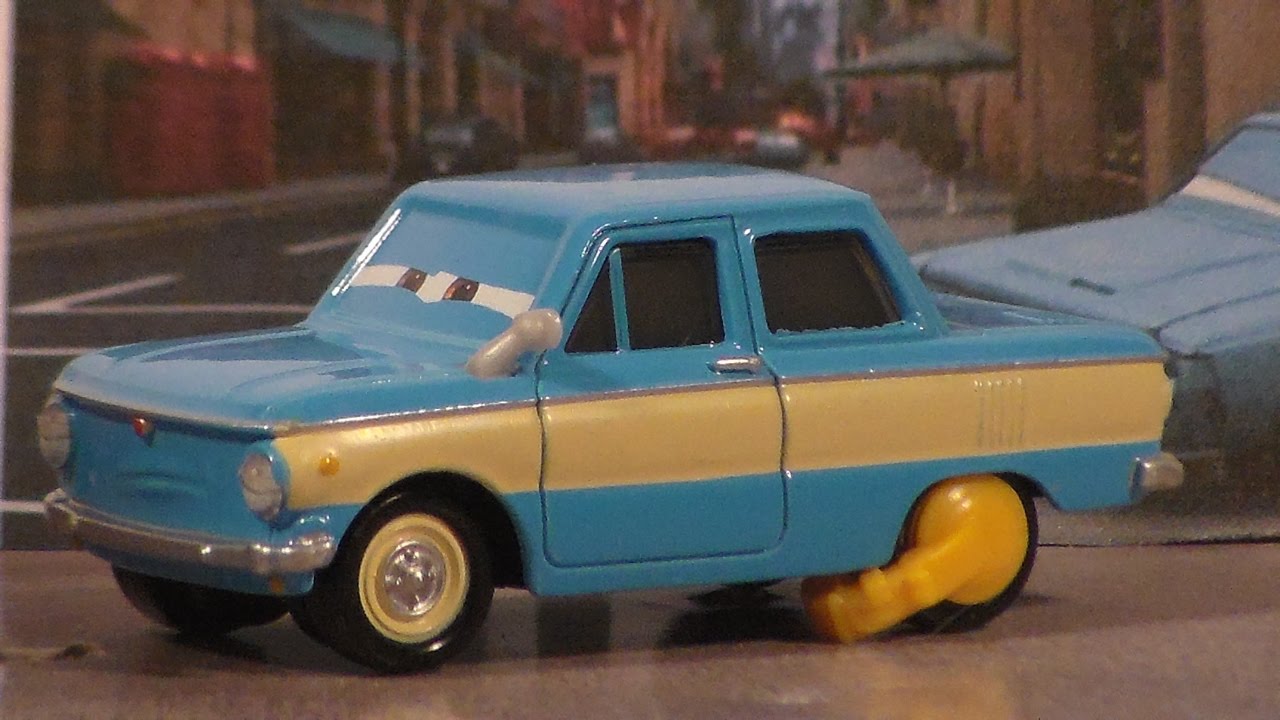 VLADIMIR TRUNKOV WITH CAR BOOT, NEW 2017 CARS 2 MATTEL DISNEY PIXAR ...