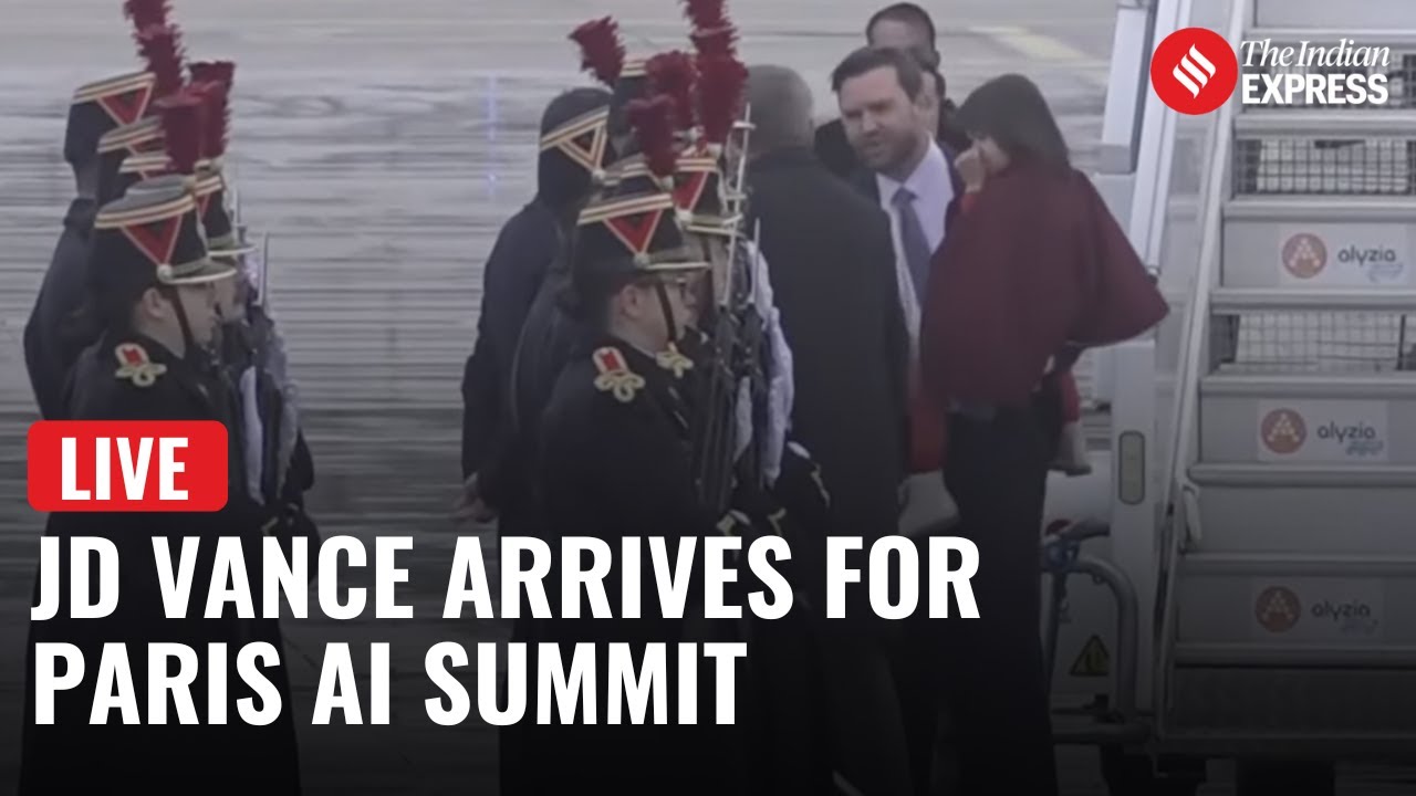 LIVE | US Vice President JD Vance Touches Down in Paris for AI Summit ...