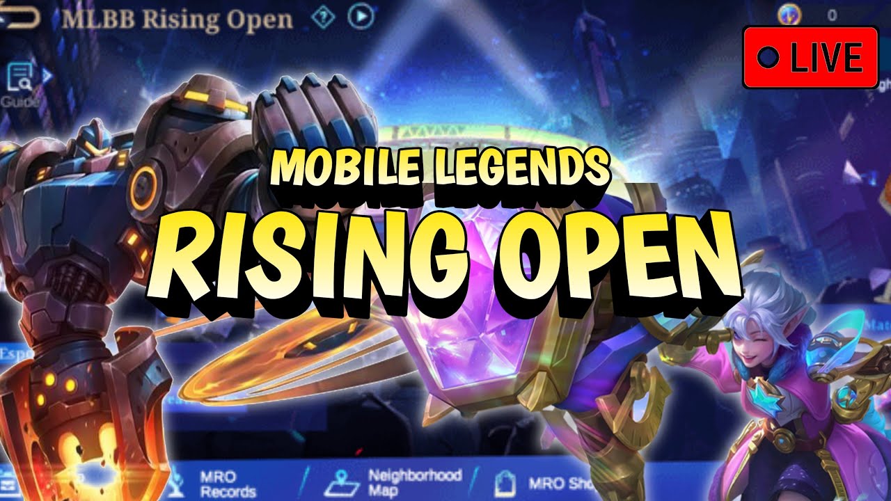 [🔴 LIVE ] RISING OPEN MLBB - YouTube