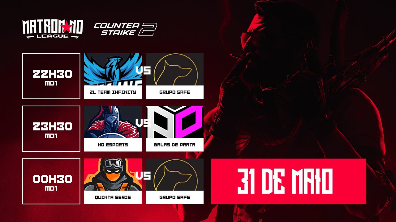 CAMPEONATO CS2 - 3° RODADA - FASE DE GRUPOS - MATROMANO LEAGUE - YouTube