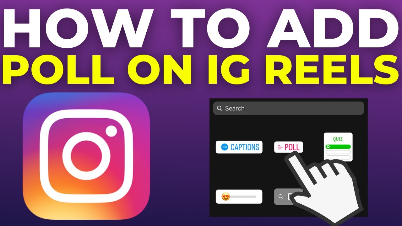 How To Add A Poll On Instagram Reels (2024) - YouTube