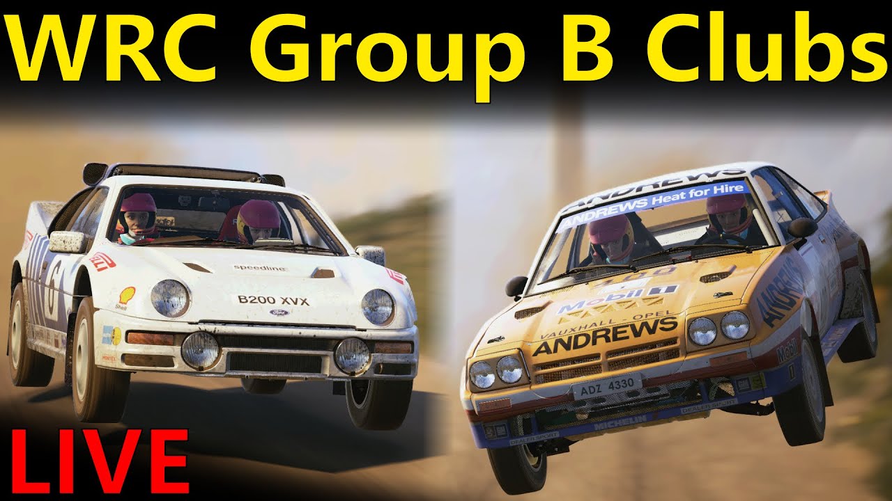WRC Group B Challenges! | SROL Club Events (4WD & RWD) - YouTube