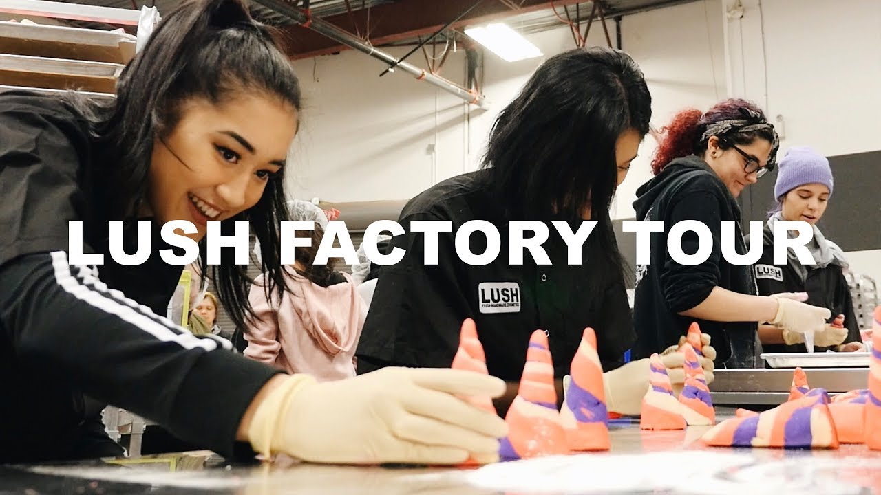 LUSH FACTORY TOUR - January Vlog - YouTube