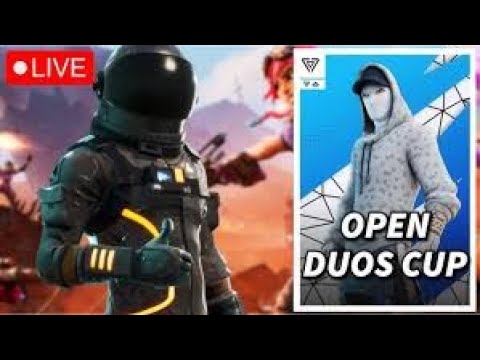 OPEN DUOS CUP FORTNITE STREAM - YouTube