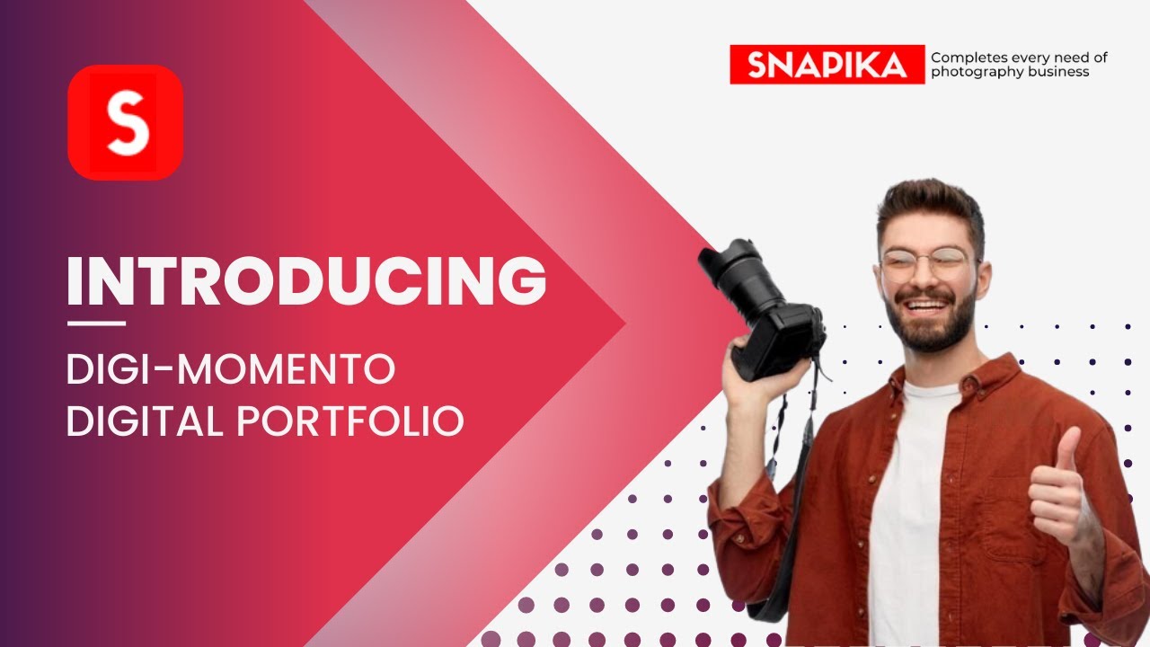 Introducing DIGI-MOMENTO Digital Portfolio Powered by Snapika.in - YouTube