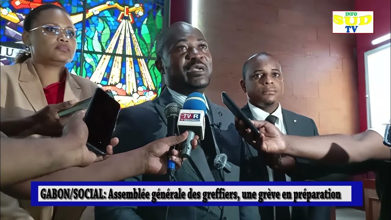 GABON/SOCIAL : Assemblée générale des greffiers, une grève en préparation - YouTube