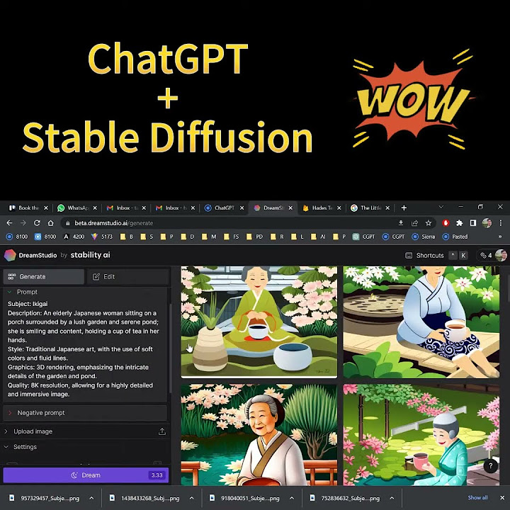ChatGPT + Stable Diffusion Demo - YouTube