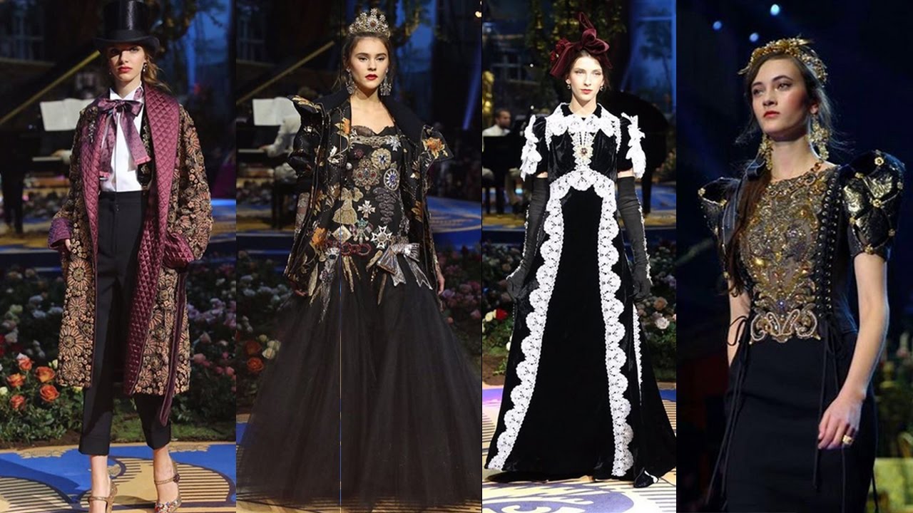 DOLCE AND GABBANA : Inside the Alta Moda Show 2017 in La Scala | Milan ...