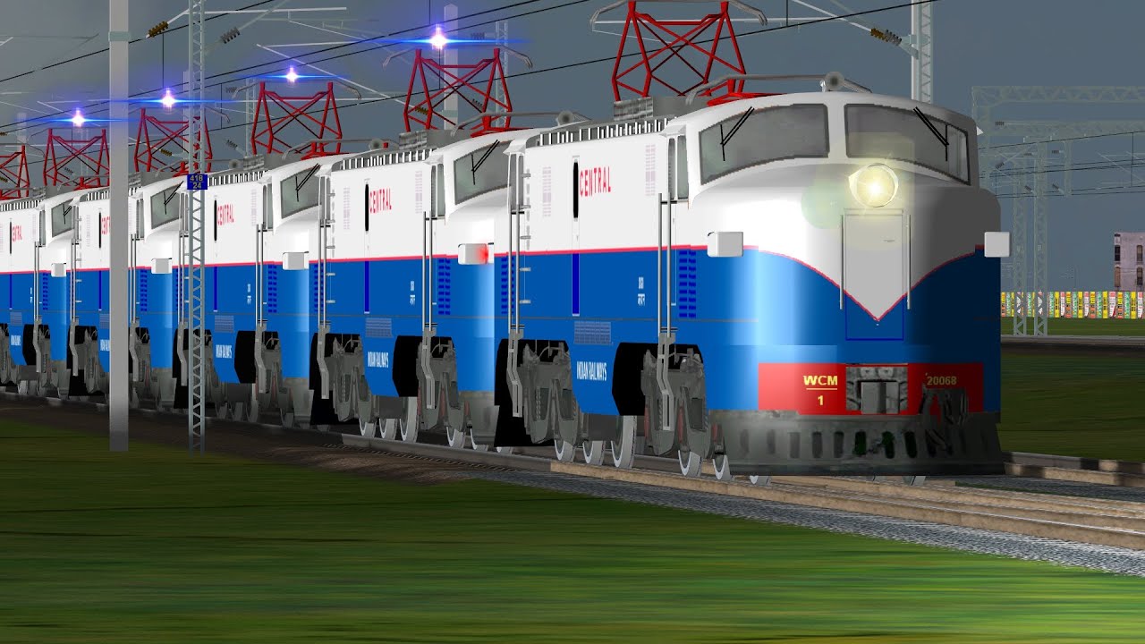 🔥🔥 SUPER EXCLUSIVE WCM1 ENGINES PARADE AT MORADABAD IN INDIAN TRAIN ...