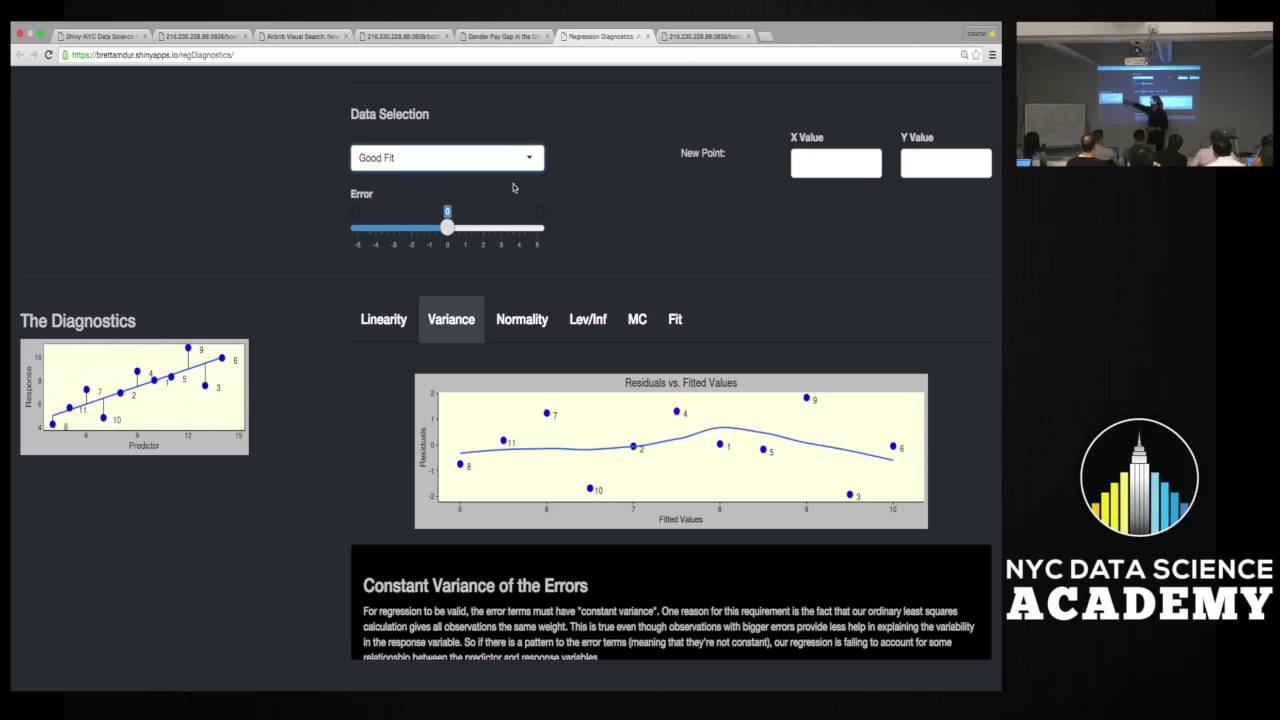 Brett Amdur Undestanding Regression Diagnostic An Online Tool - YouTube