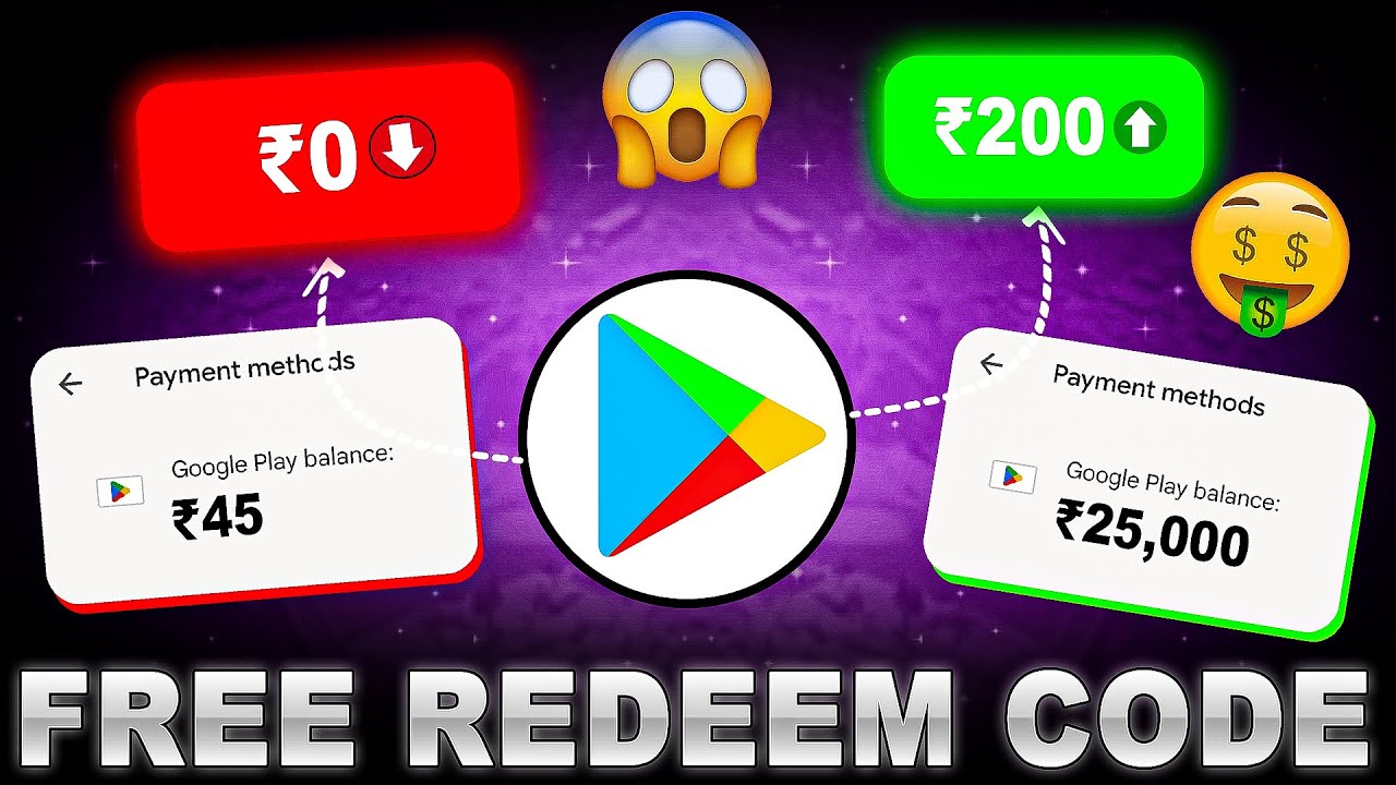 Unlimited Code- Google Play Redeem Code Earning App | Free Redeem Code ...