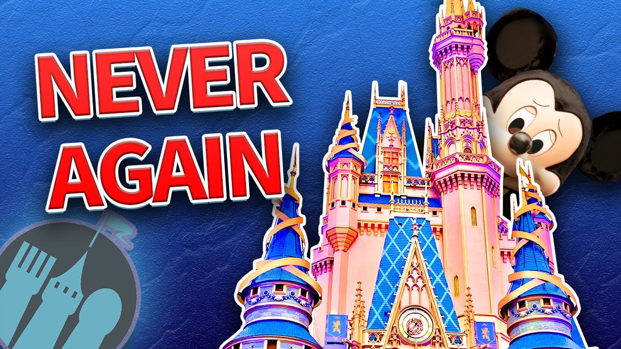 Things I'll NEVER Do Again in Walt Disney World - YouTube