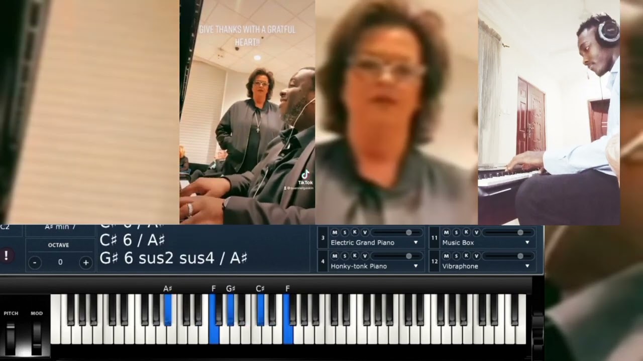 Quennel Gaskin's approach to the song 'GIVE THANKS WITH A GRATEFUL ...