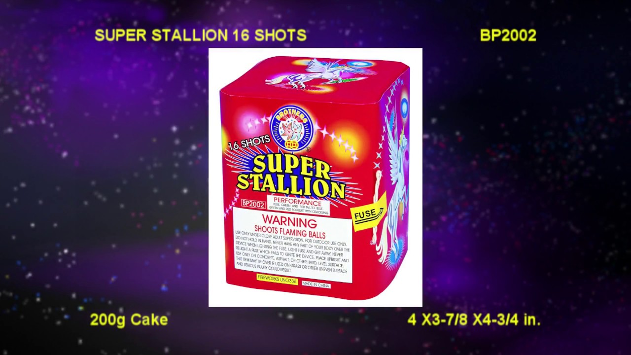 Chillicothe Fireworks -- Super Stallion 200gm - YouTube
