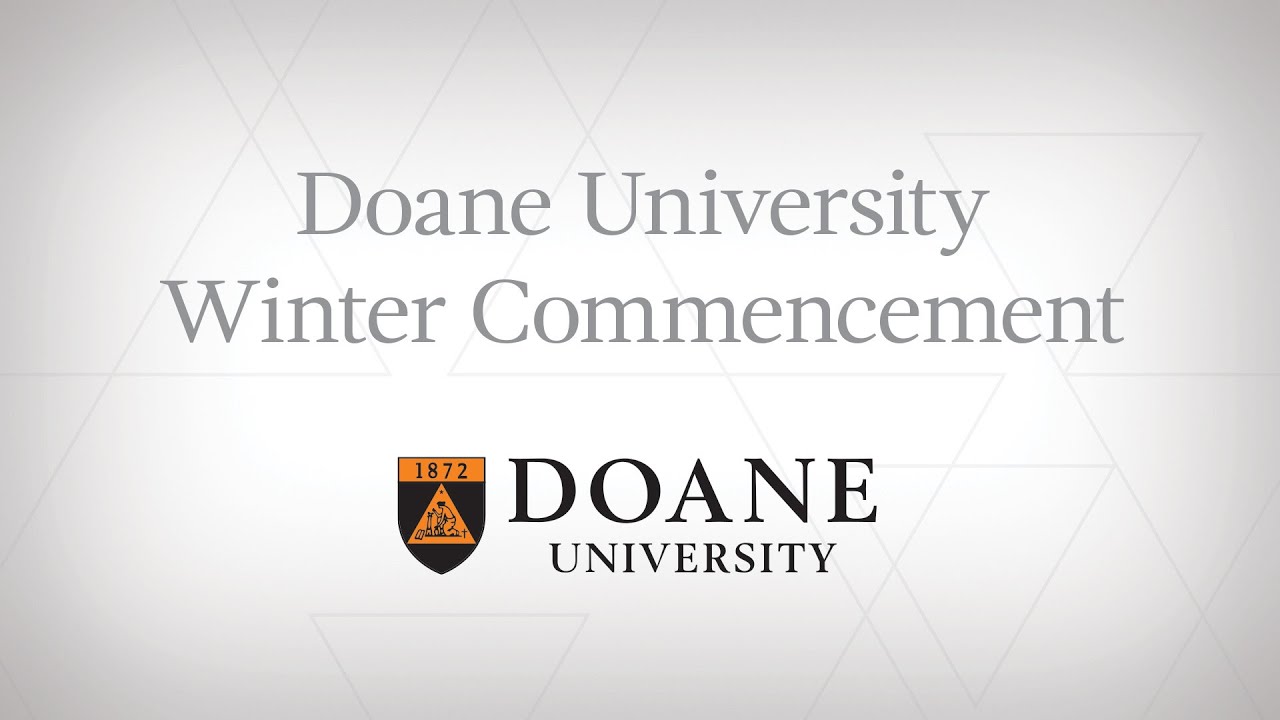 2024 Doane University Winter Commencement - YouTube