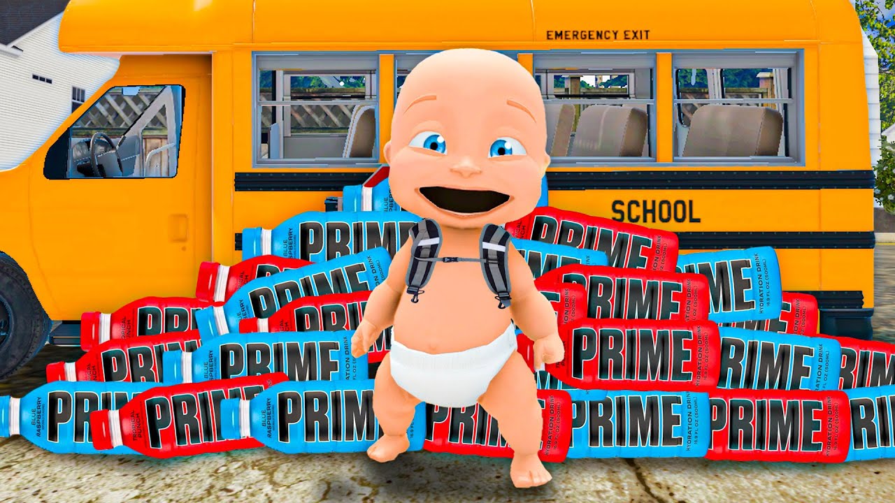 Baby Brings PRIME To School! - YouTube