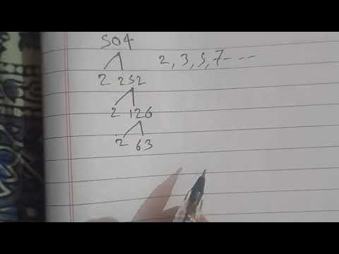 factor tree of 504 | prime factor tree | - YouTube