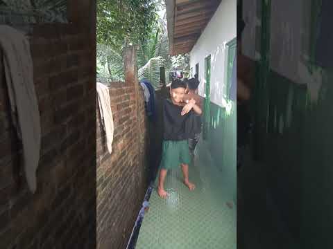 keseruan santri mau mandi