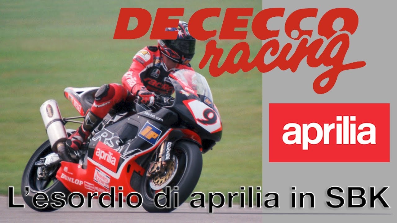 L' esordio di Aprilia nel mondiale SBK con il team De Cecco Racing ...