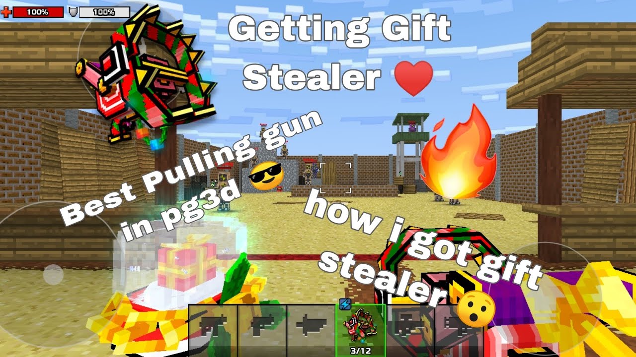 Getting Gift Stealer From Lottery | Training Aim PG3D - YouTube