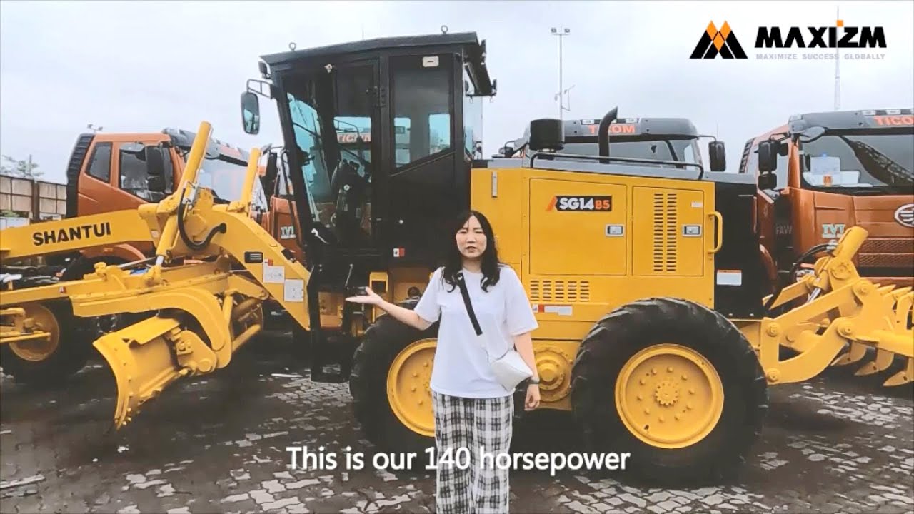 SHANTUI SG14-B5 Motor Grader Analysis – Is It Good for Efficient ...