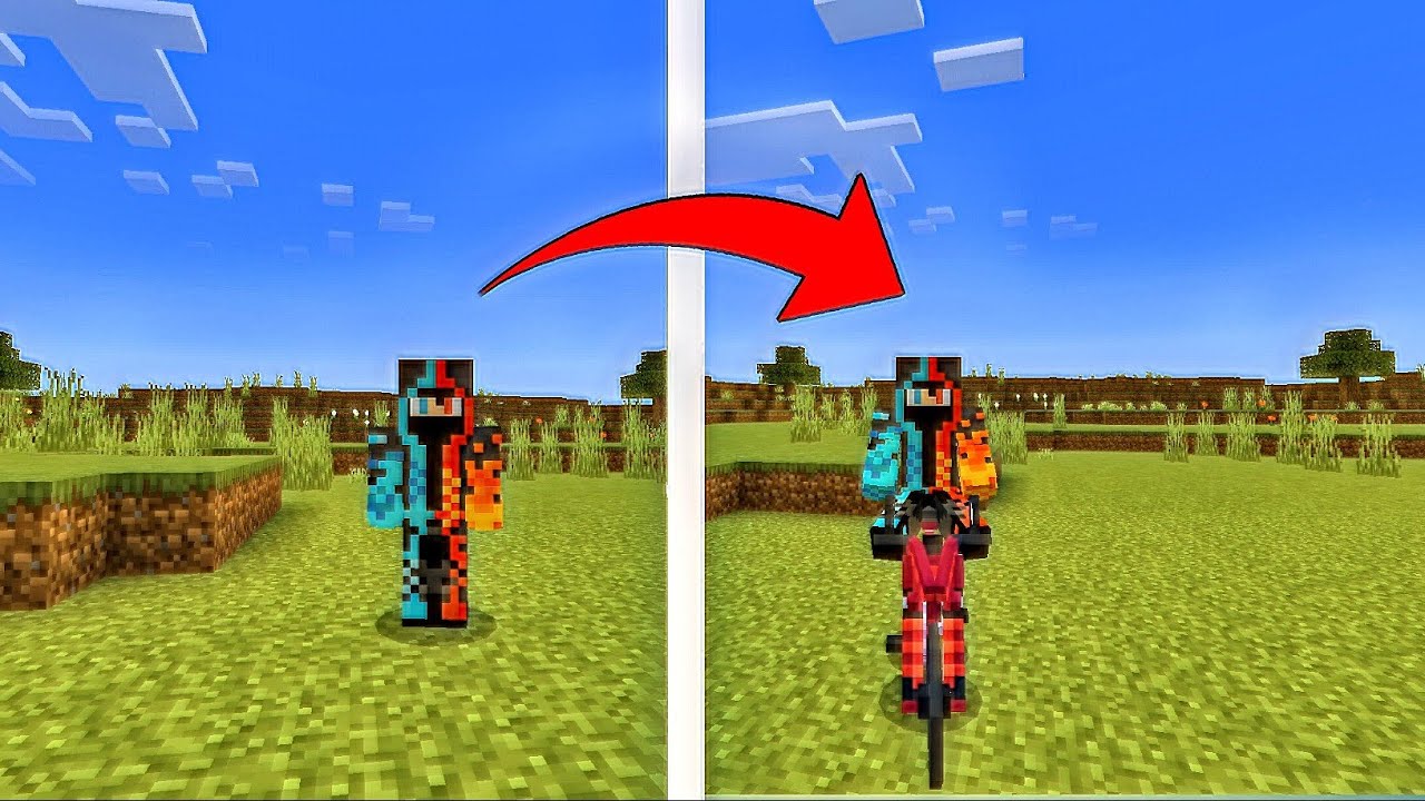 How To Make Bicycle In Minecraft pocket edition /beta /java /badrock ...