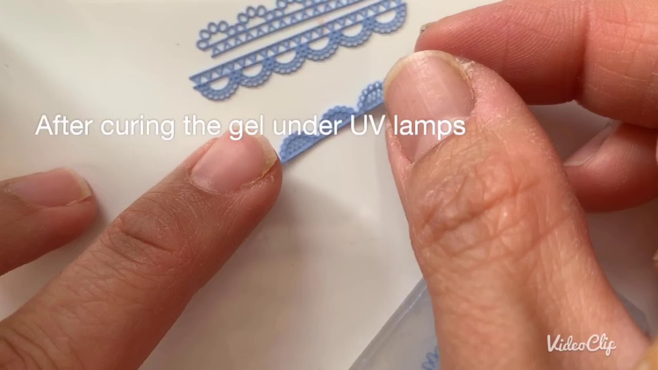 Tuto: how to make a perfect lace - YouTube
