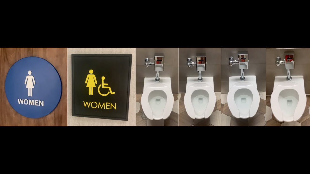 Mountain View #7 Hyatt Hotel Centric Women's Restroom Reshoot - YouTube
