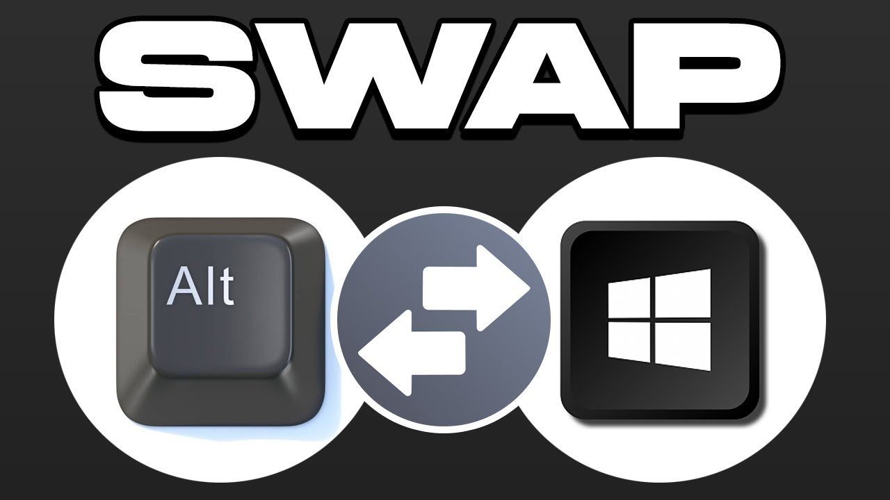 How To Fix Left ALT & Windows Key Swapped - YouTube