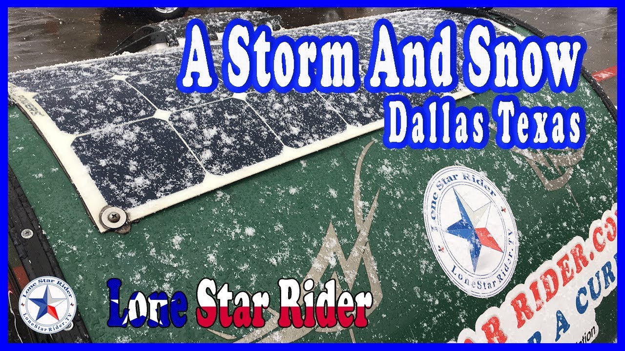 Storm And Snow North Dallas Texas • 01-11-2020 - YouTube