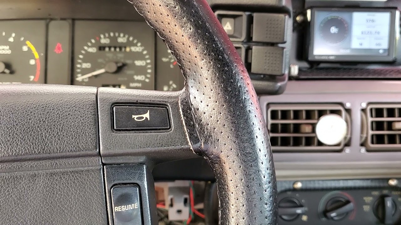 fox body mustang defrost push start switch. - YouTube