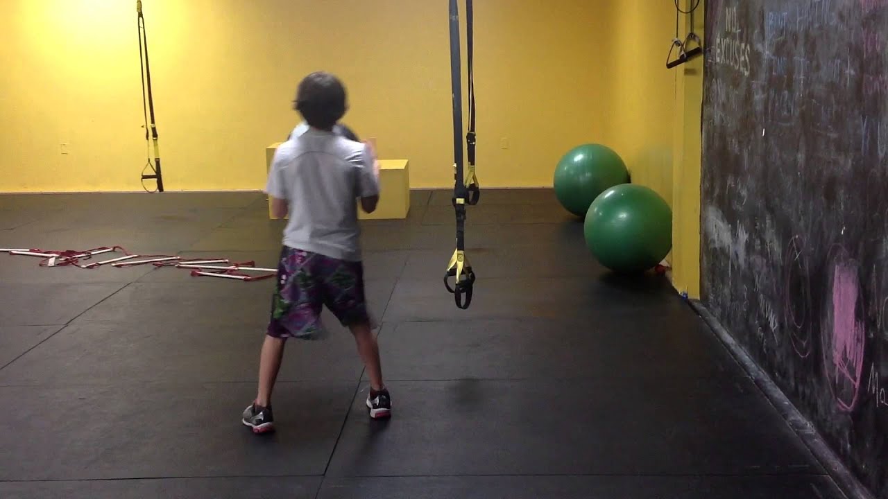 Lateral Hop w/ Med Ball Side Throw - Youth Hockey Strength Training ...