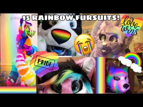 15 Rainbow Fursuits! Happy Pride Month! 🏳️‍🌈 - YouTube