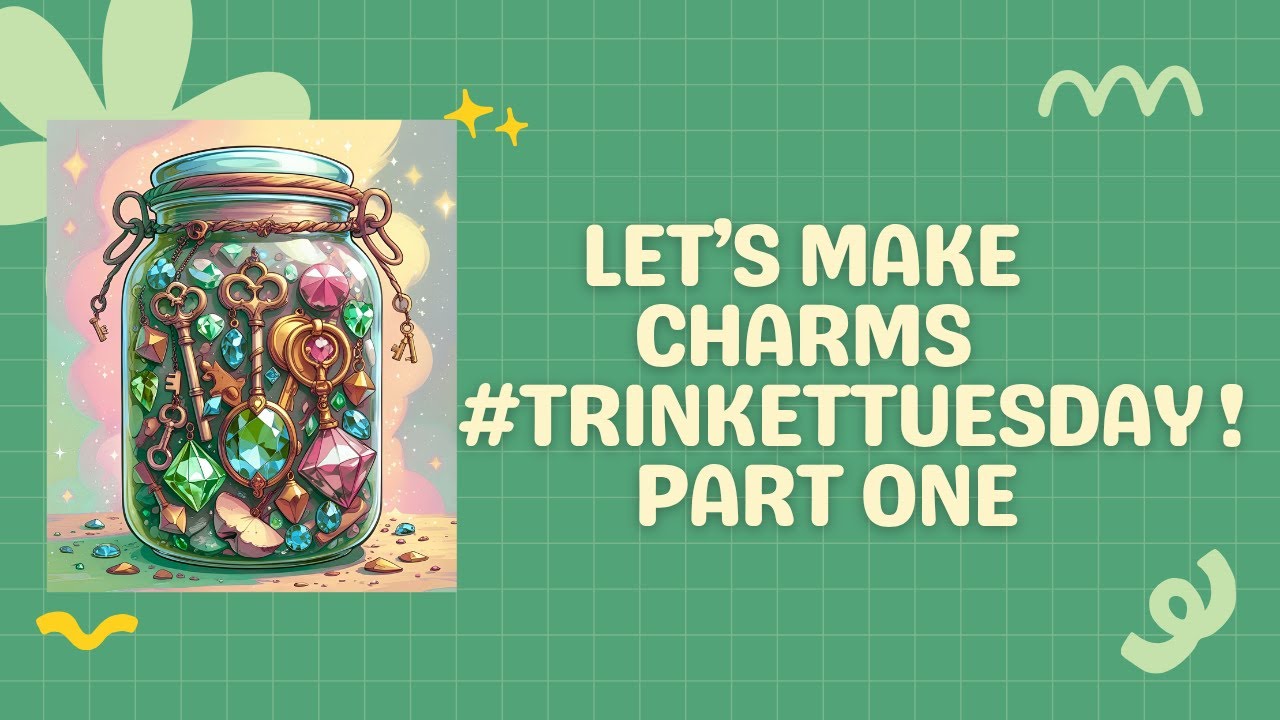 #trinkettuesday Let's Make Charms Upcycling Trinkets & Tiny Treasures Part 1 - YouTube