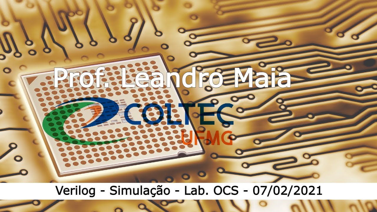 Aula de Lab. OCS 2021-02-07 - Verilog - Simulação - YouTube